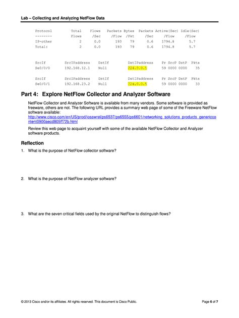 Fillable Online Lab Collecting And Analyzing Netflow Data Century College Fax Email Print