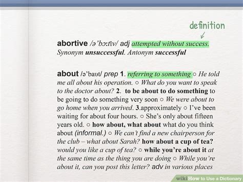 How To Use A Dictionary 12 Steps With Pictures Wikihow