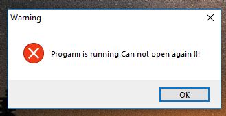 ขอความแจงเตอน Program is running Can t open again คออะไร ไมกนรถยนตอานปายทะเบยน