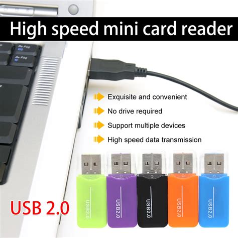 USB Micro SD TF Card Reader Universal Flash Memory Card Reader Mini