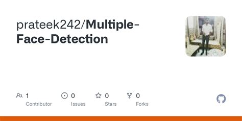 Github Prateek242multiple Face Detection