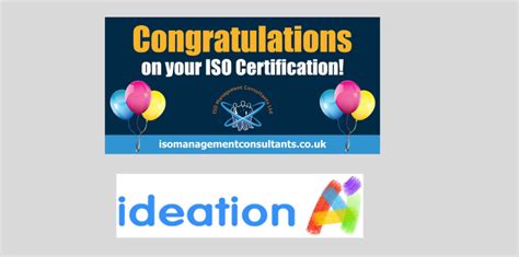 congratulations to ideation ai iso management consultants limited