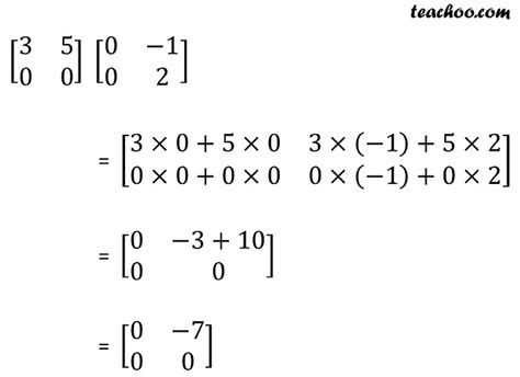 Properties Of Multiplication Of Matrices With Proof Teachoo