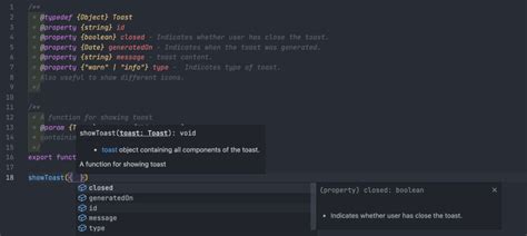 How To Utilise Jsdoc Comment Tags So That Visual Studio Code