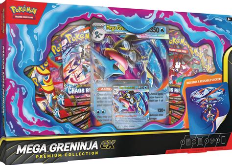 Mega Greninja Ex Premium Collection To Release In July Pokebeach