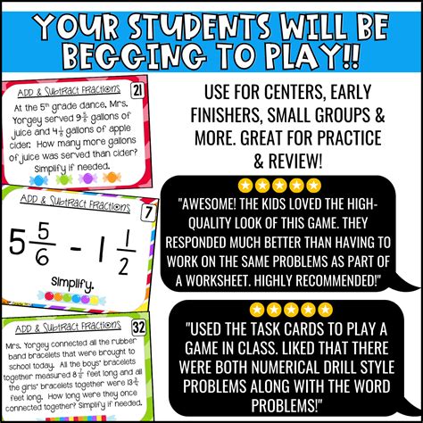 adding and subtracting fractions anchor chart