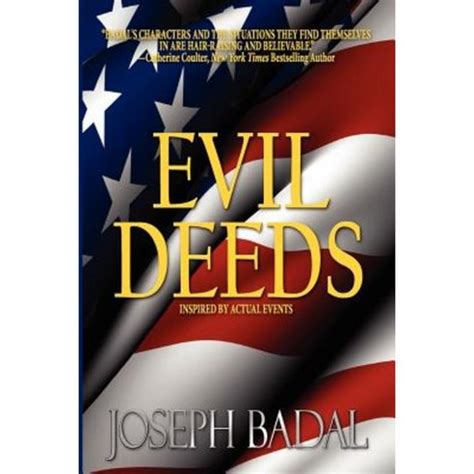 Evil Deeds Inspired By Actual Events Paperback Suspense Publishing