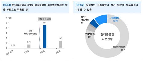 보호예수 해제 앞둔 현대중공업매도 이미지 이투데이