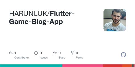 GitHub HARUNLUK Flutter Game Blog App