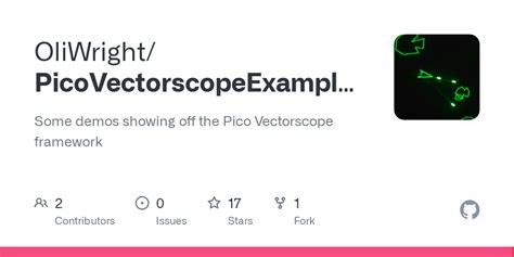 Github Oliwright Picovectorscopeexamples Some Demos Showing Off The Pico Vectorscope Framework