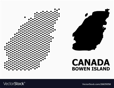Pixel Musterkarte Bogen Insel Lizenzfreies Vektorbild