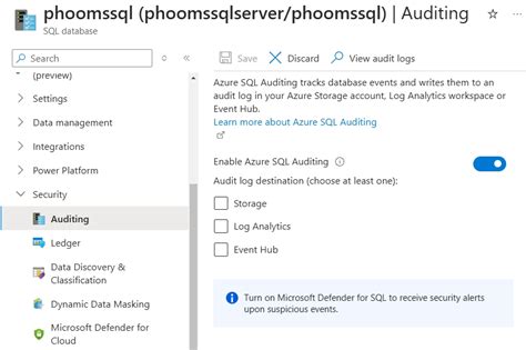 How To Audit Azure Sql Database Best Practices
