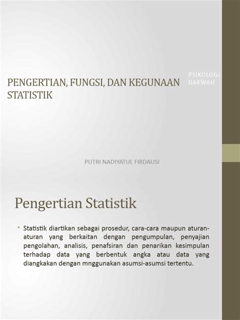 Statistik Untuk Penelitian Psikologi Pdf