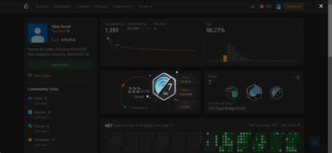Vijay Goyal On Linkedin Leetcode Codingchallenge Continuouslearning