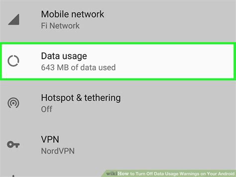3 Ways To Turn Off Data Usage Warnings On Your Android Wikihow