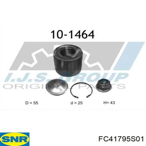 FC.41795.S01 SNR подшипник ступицы задней