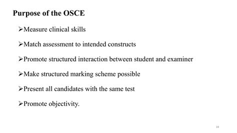 objective structured clinical examination osce pptx medical tests