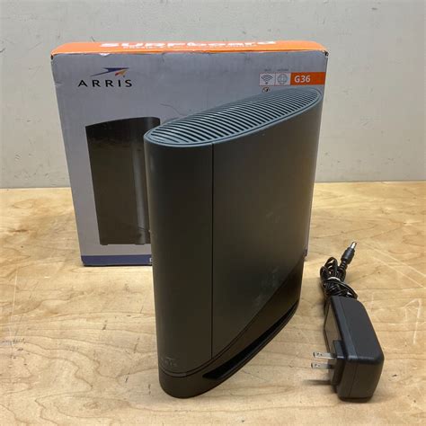 Used Arris Surfboard G Docsis Wi Fi Cable Modem Black Tested W Box Ubb Threads