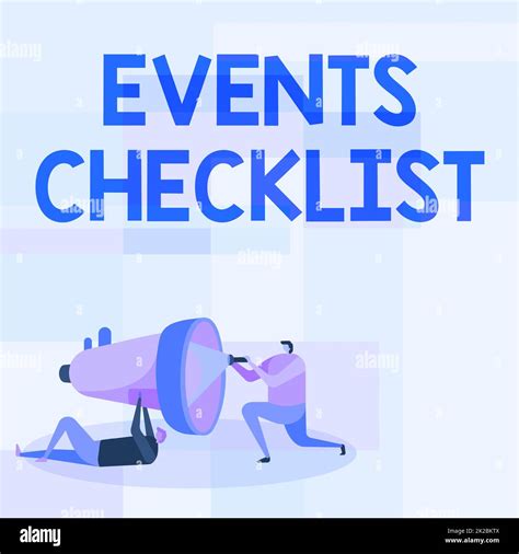 Writing Displaying Text Events Checklist Word For Invaluable Tool For Successfully Managing