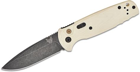 Benchmade 4300BK-03 CLA AUTO Folding Knife 3.4" CPM-MagnaCut Black DLC ...