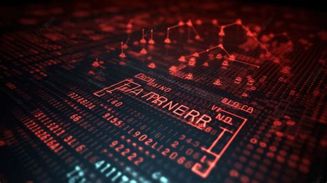 Binary Code With Warning Sign A 3d Illustration Of Impending Danger Background Website Security