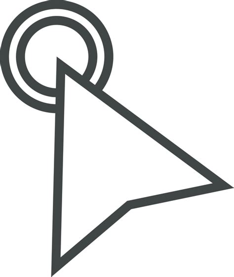 Pointer Click Sign And Symbol 22069042 Png Pointer Click Sign And Symbol 22069042 Png