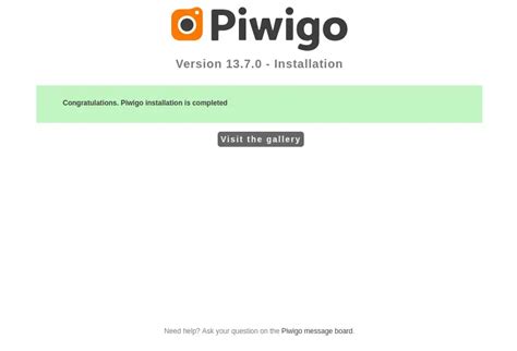 Guide To Installing Piwigo On Ubuntu Server