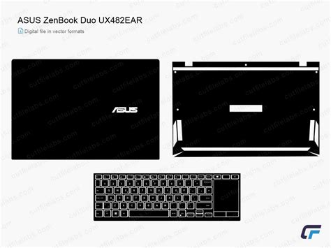 Asus Zenbook Duo Ux Ear Cut File Template Cutfilelabs
