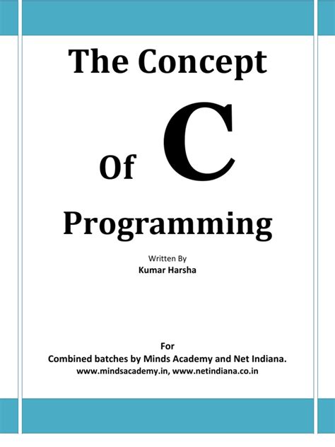 c notes by kumar harsha download free pdf c programming language