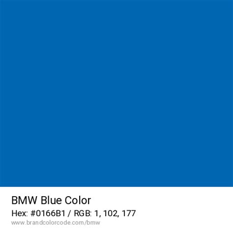 Bmw Brand Color Codes
