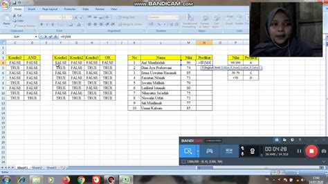 Cara Menggunakan Logika Dan Fungsi Pada Microsoft Excel Gambaran Riset