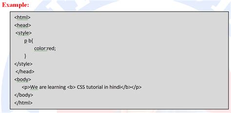 Descendant Selector Sub Selectors O Level Notes