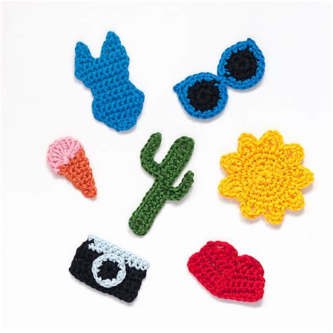 Ravelry Summer Applique 7 In 1 Pattern By Tree Studio