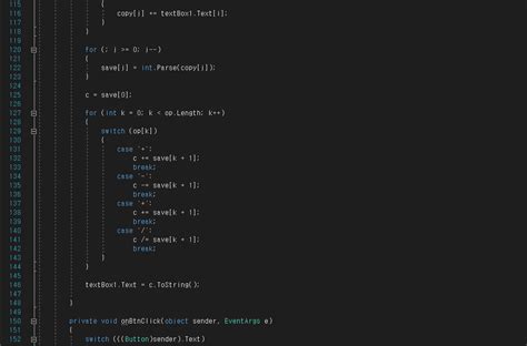 C winform 계산기 만들기