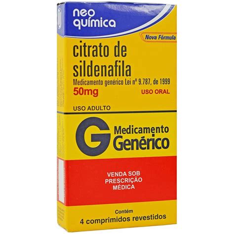 Erifarma Drogarias Sildenafila 50 Mg 4 Cpneo