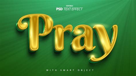Premium Psd Golden 3d Text Effect Template Design