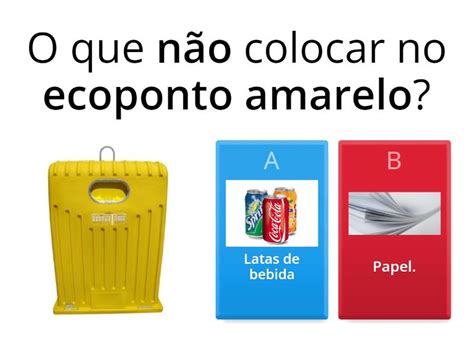 Reciclagem Ecoponto Amarelo Test