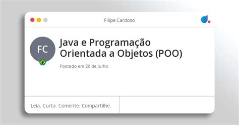 java e programação orientada a objetos poo