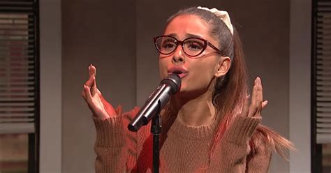 Ariana Grande Nails Britney Spears Jennifer Lawrence Impressions On