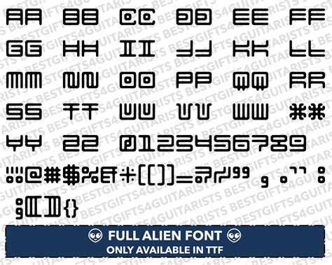 Alien Font Svg Alien Font Ttf Alien Letters Svg Png  Ttf Pdf