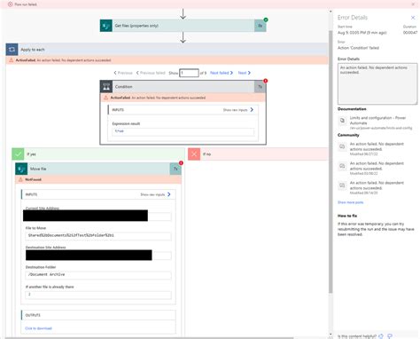 Move Filesfolders In Sharepoint Based On Created Power Platform