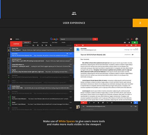 Gmail Redesign Concept Behance