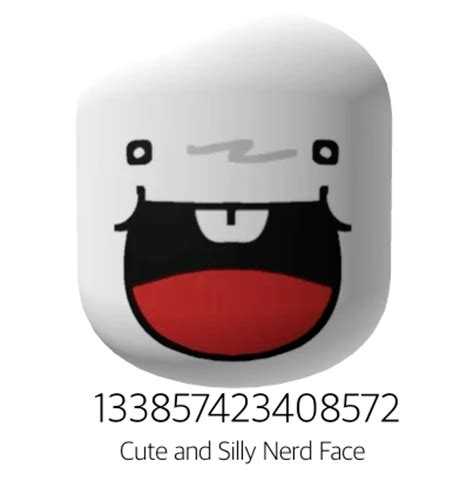 Roblox Silly Nerd Face Mask In 2025 Roblox Codes Roblox Creator Roblox Guy
