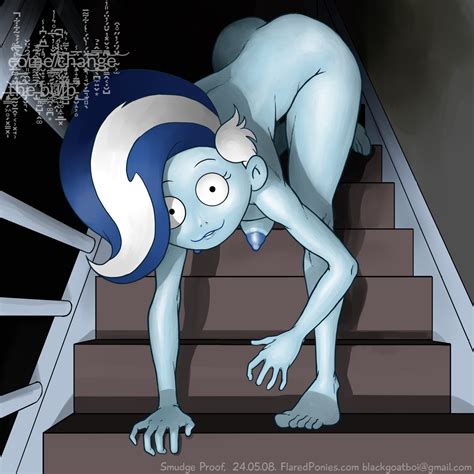 Rule 34 Ass Basement Blue Body Blue Skin Crawling Feet Female Ghost Ghost Girl Ghoul School