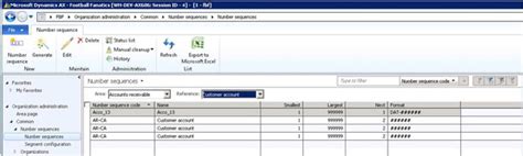 Making A Number Sequence Shared In Ax 2012