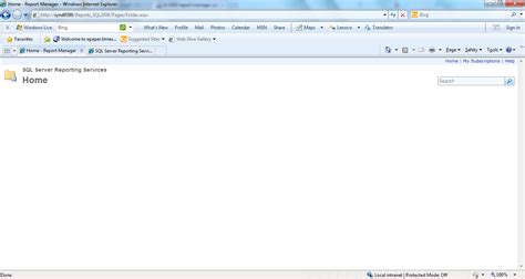Reporting Services In Ssrs Report Manager Can Not See New Folder New