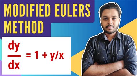Modified Euler Method Numerical Methods Engineering Mathematics Example Solved 1