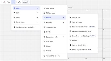 Exporting To Pdf Option Missing Miro