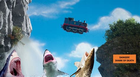 Thomas Jumping The Sharks By Darkmoonanimation On Deviantart