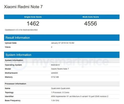 Xiaomi Redmi Note 7 จะมาพรอมกบขมพลง Snapdragon 660